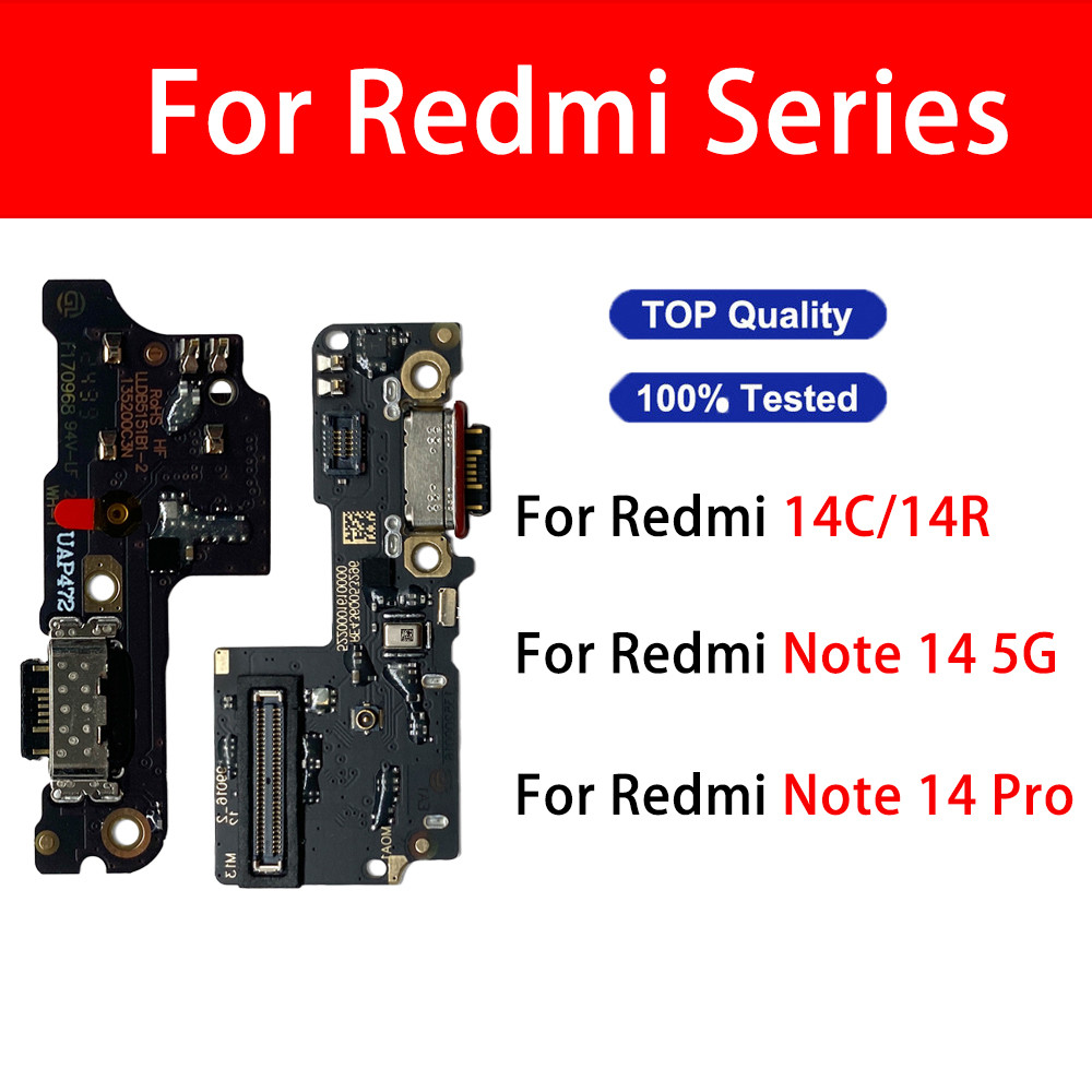 IC USB Charging Board Charger Port Replacement For Xiaomi Redmi 14C ...