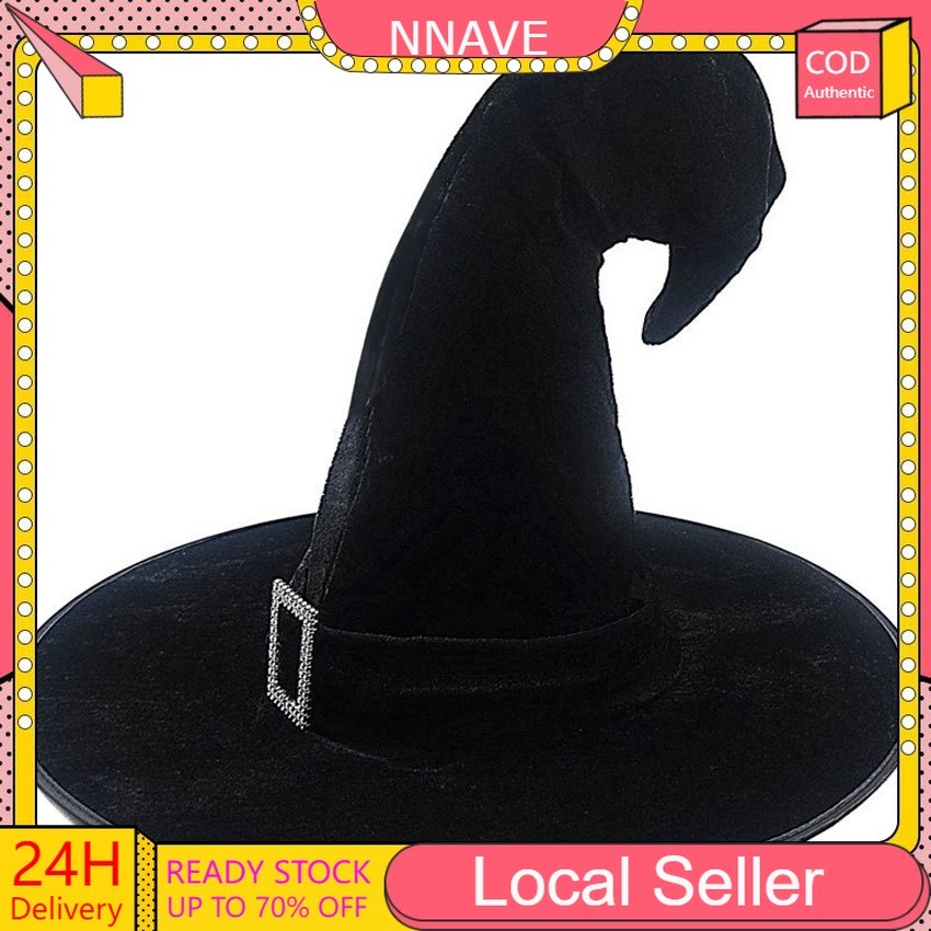 Halloween Black Magic Witch Hat Fancy Dress Party Cosplay Costume Props ...