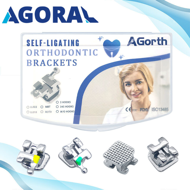 Agoral 20 Pcs/Set Dental Orthodontic Brace Brackets Passive Self ...