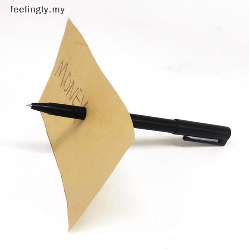 [Hotoy] Magic Trick Ball Pen Magician Toy Thru Bill Penetration Dollar ...