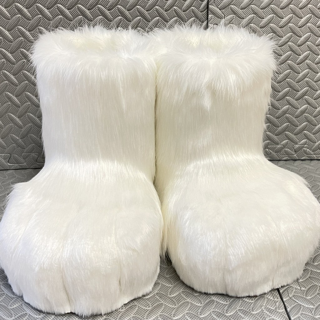 Solid Color Shoes Animal Wear fursuit Foot Claw Fury furry Foot Claw ...