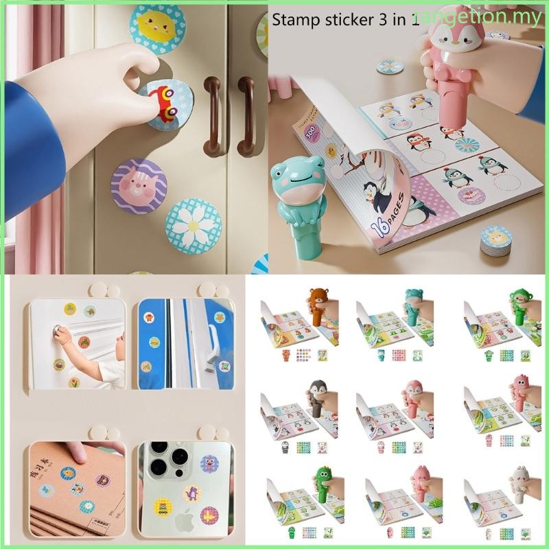 RAN Cartoon Sticker Stamp For Kid Christmas Birthday with 300 Sticker ...