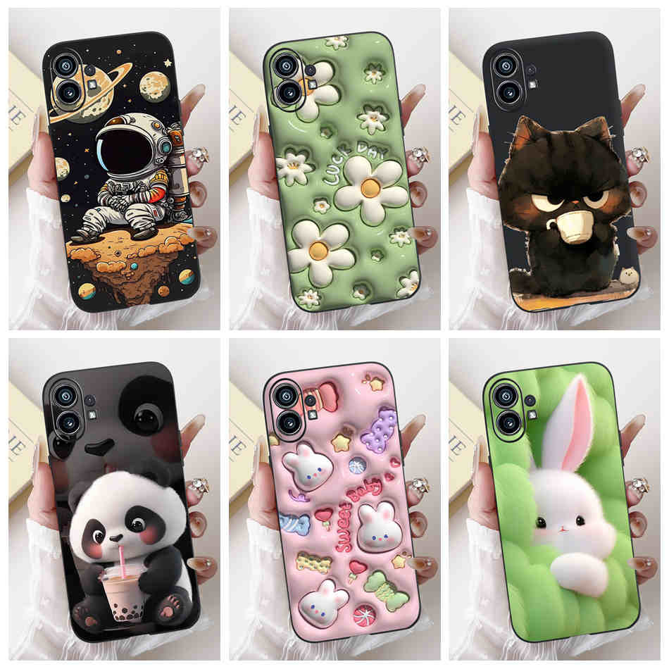 For Nothing Phone (1) Cute Rabbit Panda Cartoon Pattern Casing Nothing ...