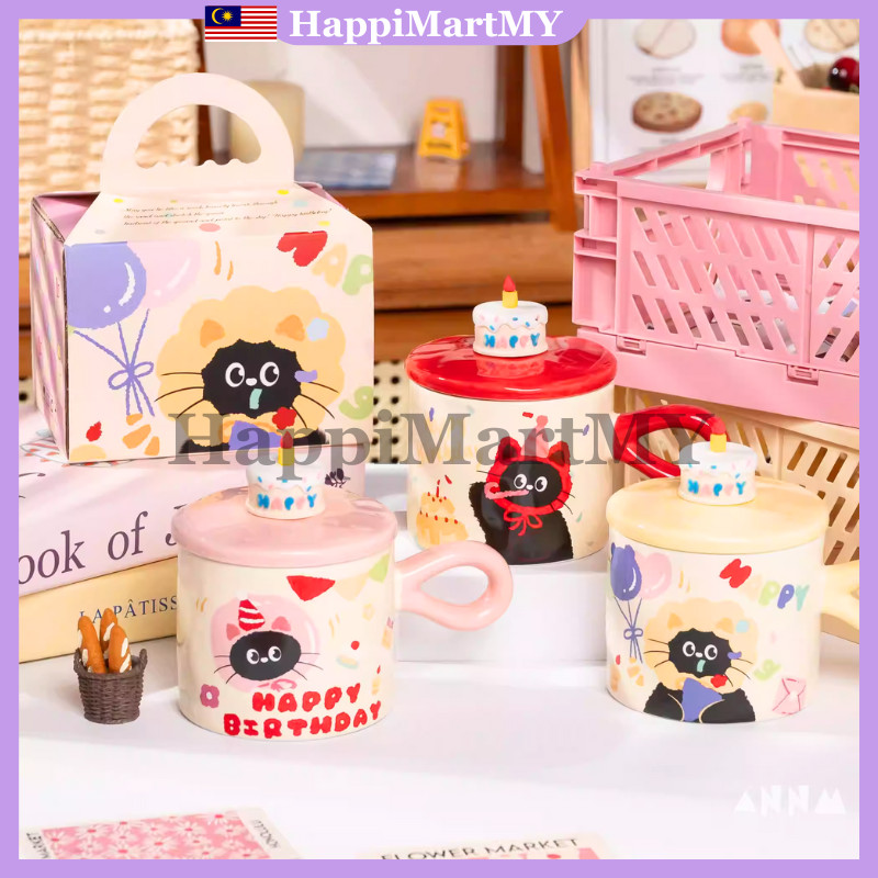 LOCAL!! Cute Cats Creative Ceramic Coffee Cup Mug Couple Office Home ...