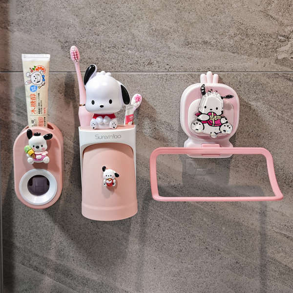 toothbrush holder wall toothbrush holder Pacha anjing kanak-kanak berus ...