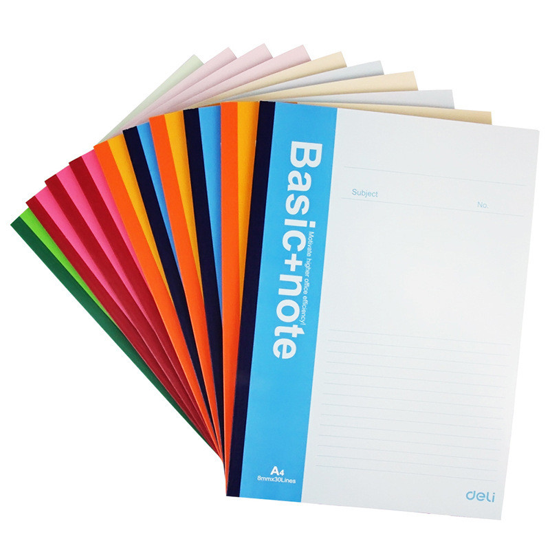 Hot Sale Deli 7658 Notebook A4 Soft Surface Copy Diary Exercise Book ...