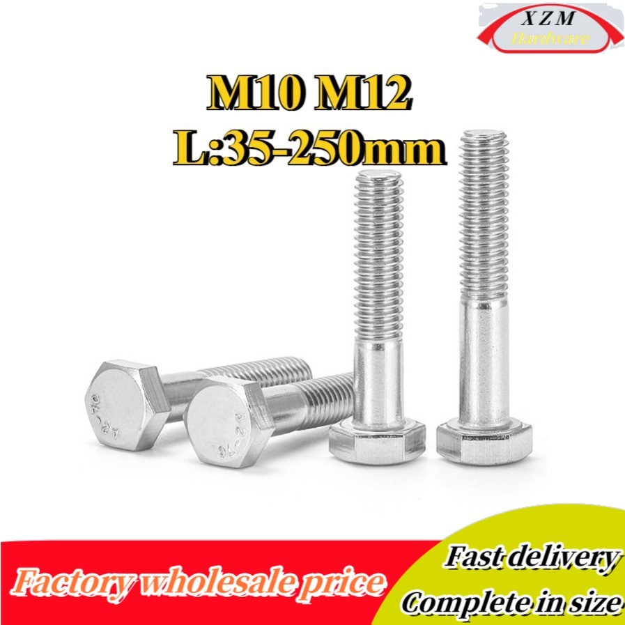 Sus304 Hexagon Screw Half-Tooth Bolt Extension Bolt Accessories M10/M12 ...