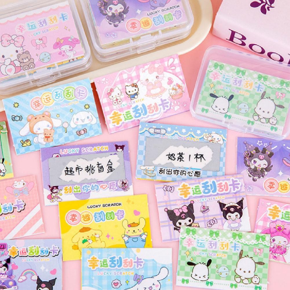 Lucky Scratch Card Student Reward Card Creative Scratch Family Card ...