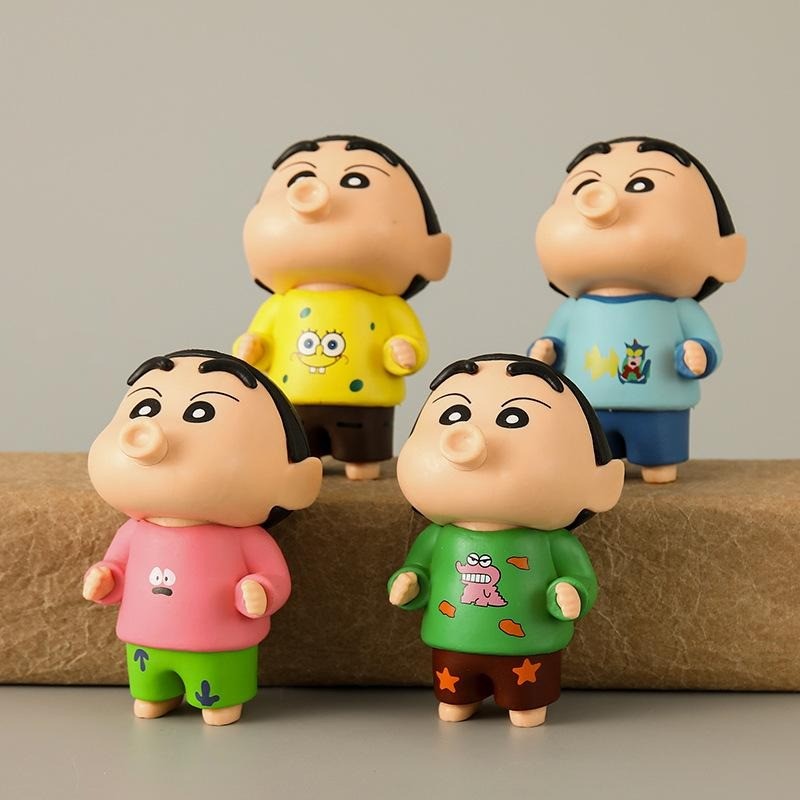 13cm Crayon Shin-Chan Action Figures Kawaii Anime Ornaments Cartoon ...