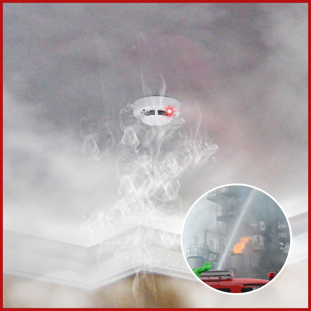 Battery Operated Fire Alarm Small Home Fire Alarm Wireless ...