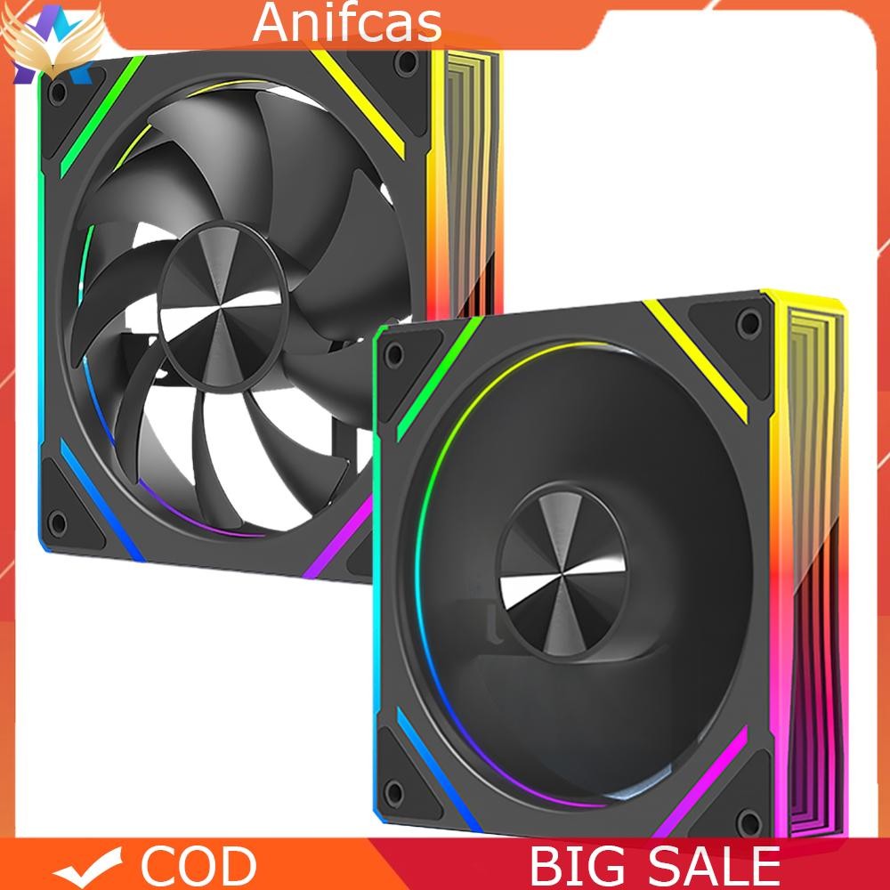 120mm PC Case Fan Low Noise 4 Pin PWM Case Fan for Cases CPU Liquid ...