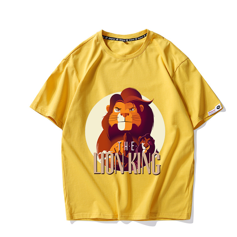 100% Cotton Simba Simba Short Sleeve T-Shirt Clothes Disney Anime ...