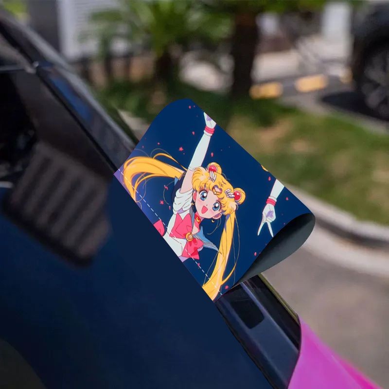 Sailor Moon Car Decoration Sticker Wash Label Sticker Lego Body Rear ...
