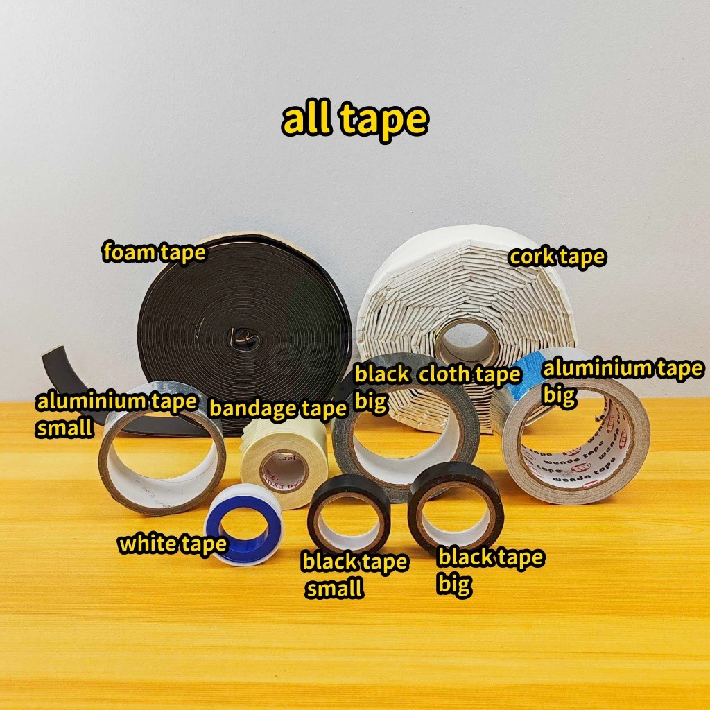 YeeFixx Working black tape / bandage tape / foam / aluminium / cloth ...
