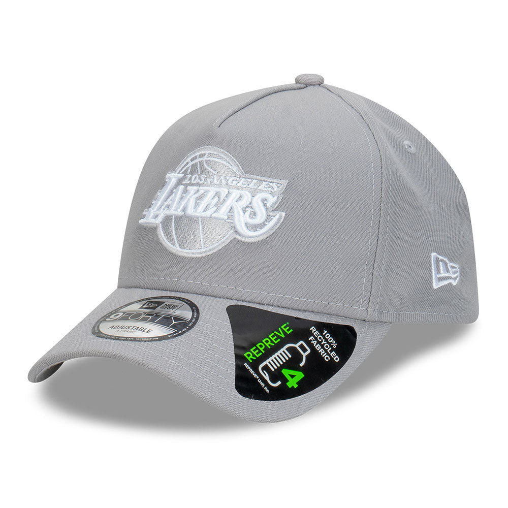 New Era Los Angeles Lakers Repreve Cloud Grey 9FORTY A-Frame Snapback Cap | Shopee Malaysia