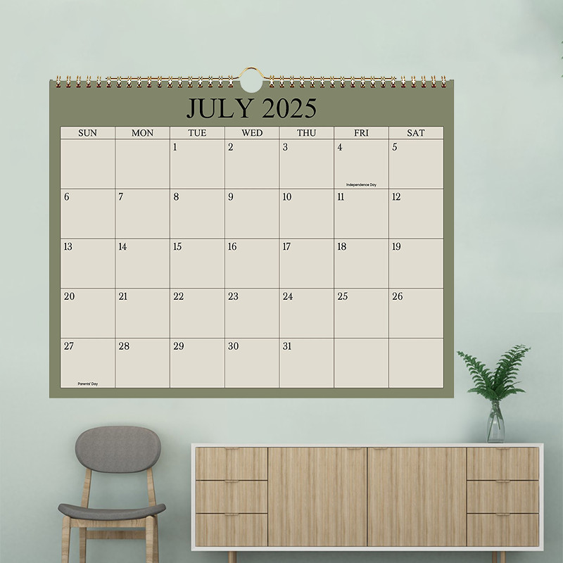 2025 Schedule Board English Wall Calendar Daily Monthly Calendar ...