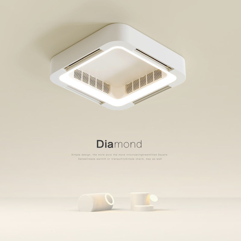 Smart Fan-Free Fan Lamp Modern Simple Personality Office Ceiling Fan ...