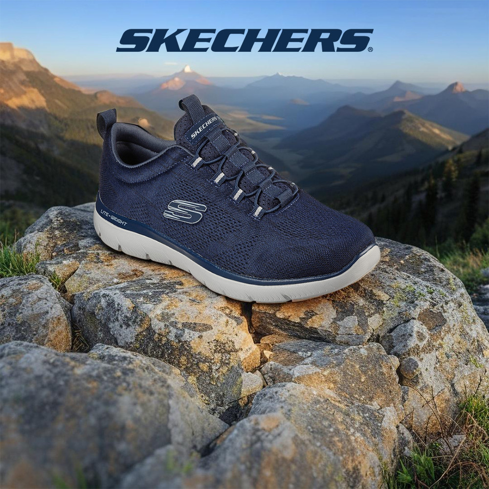 Skechers Men Sport Summits Louvin Casual Shoes - 232186-NVY Memory Foam ...