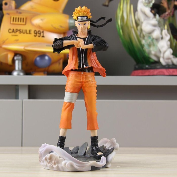 Naruto uzumaki anime standing model naruto Shippuden action figure ...