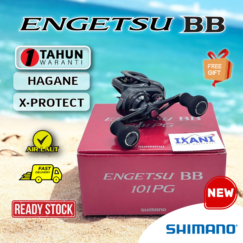 SHIMANO ENGETSU BB 2022 BAITCASTING Fishing Reel Mesin pancing BC ...