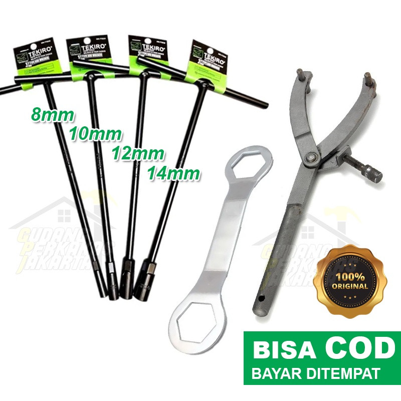 COMPLETE PACKAGE Treker CVT + 39x41 Key + T Key 8 10 12 14MM - Treker CVT Set / CVT Matic Clutch ...