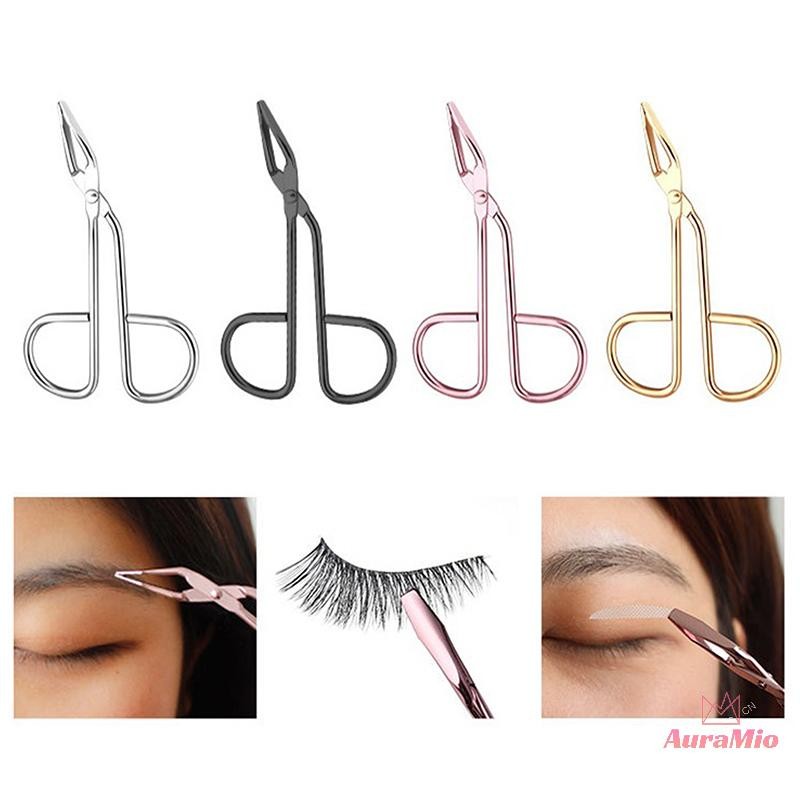 [AuraMio] El Eyebrow Plucker Stainless Steel El Clip Scissor Tweezers ...