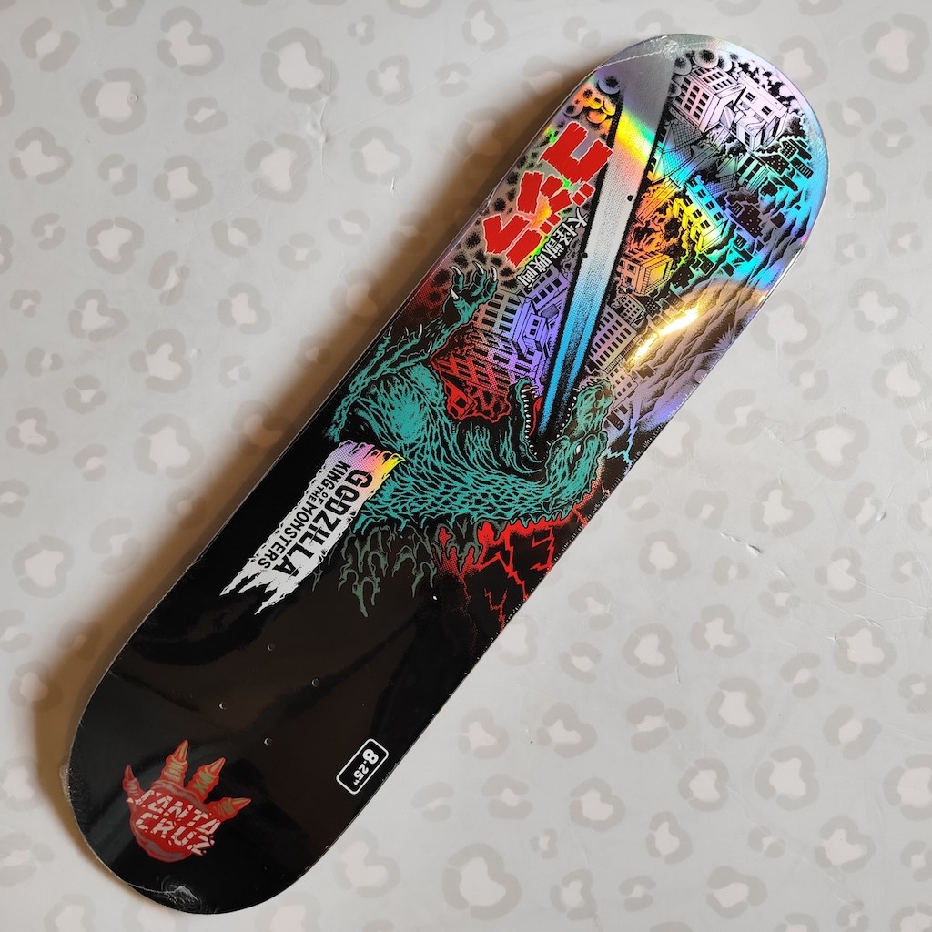 SANTA CRUZ - Godzilla Reaper O'Brien 8.25" x 31.8" Skateboard Deck ...