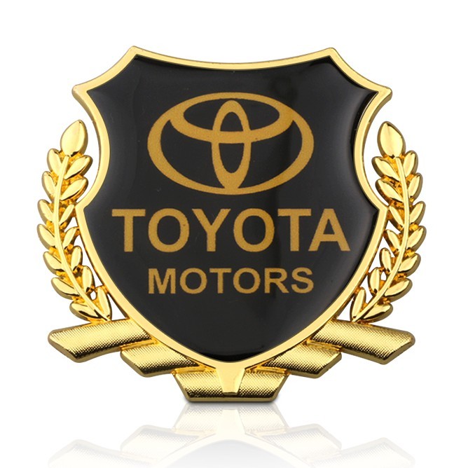 Toyota Metal Car Stickers Suitable for RUSH/WIGO/INNOVA/Calya/Dyna ...