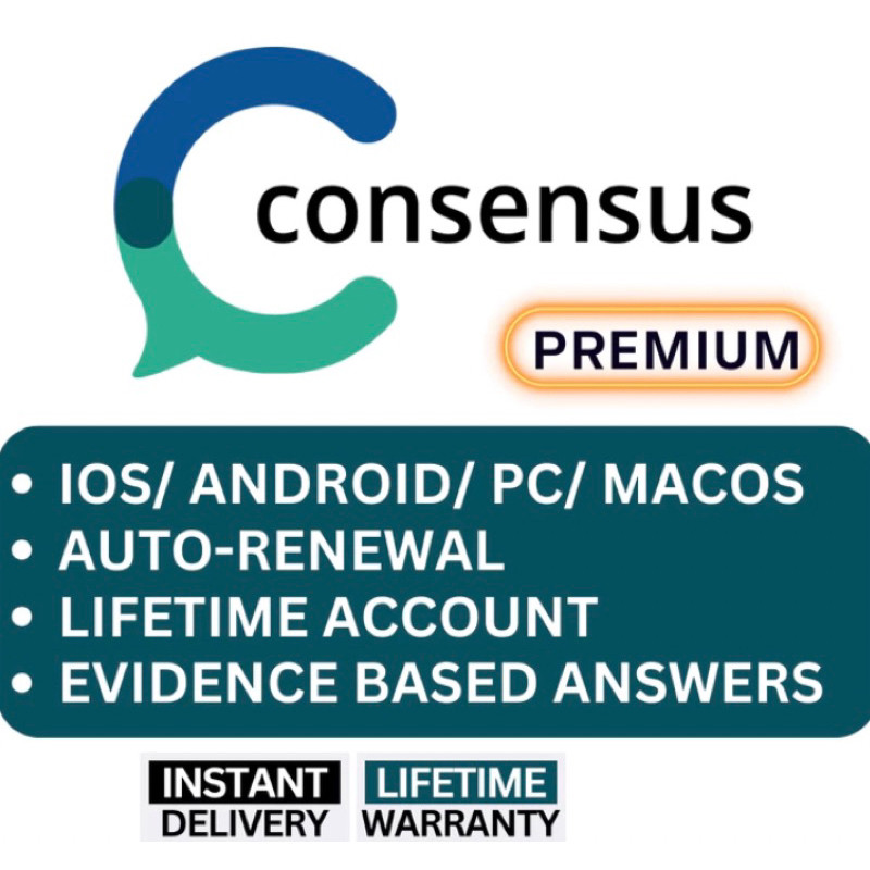 Consensus AI Premium Account | Evidence-Based Answers, Faster | AI ...