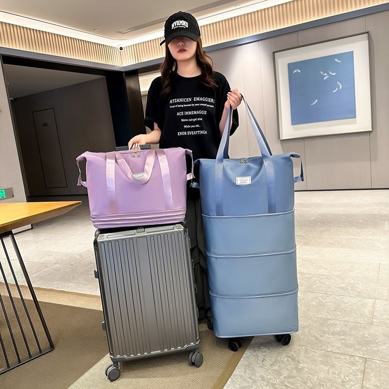 Luggage Bag with Expandable Capacity and 360° Rotation Wheels for ...