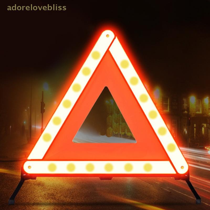 ADD Car Tripod Folded Stop Sign Reflector Car Emergency Breakdown ...