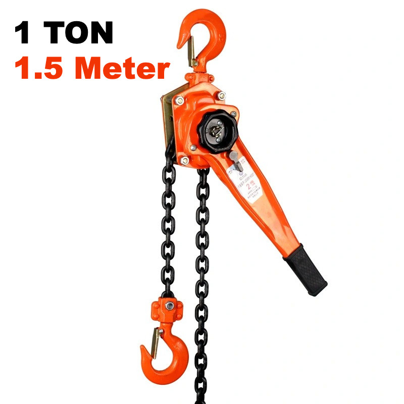 1Ton x 1.5m Lever Block Chain Hoist Hand Operated Lever Block Manual ...