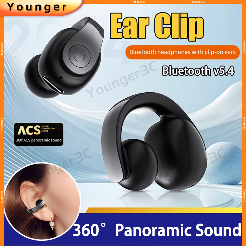 Clip On Ear Style Bluetooth Headset,Ows Semi In Ear Earbuds With Mic ...