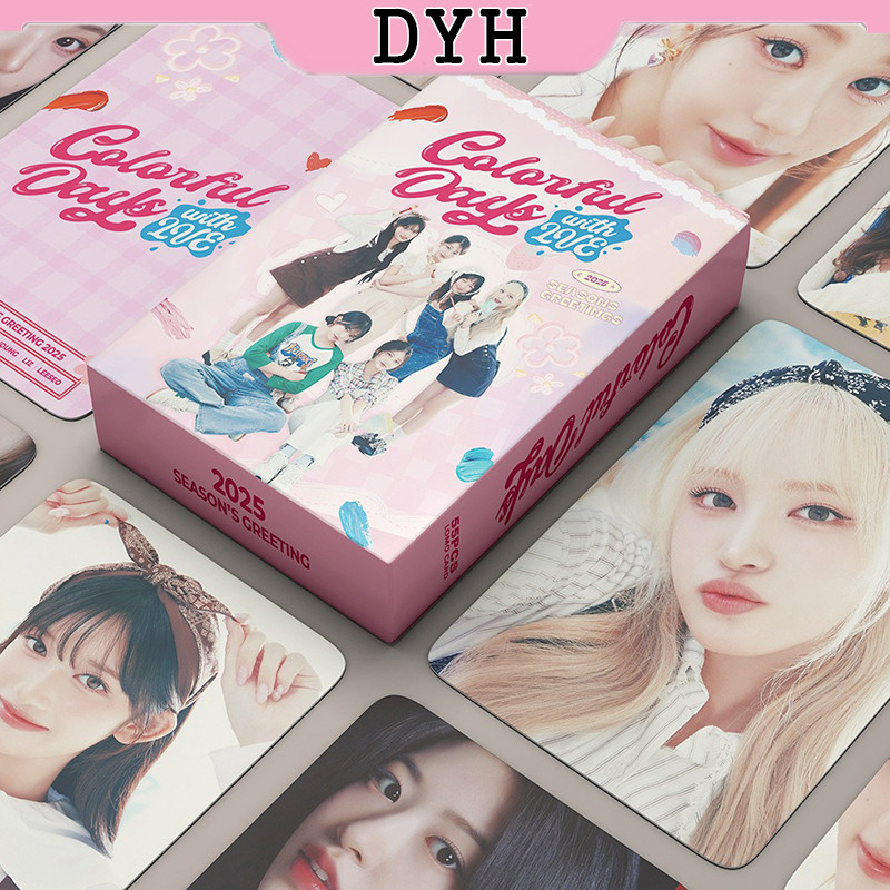 55pcs IVE LOMO Card Colorful Days Album Photocard KPOP Collection Card ...