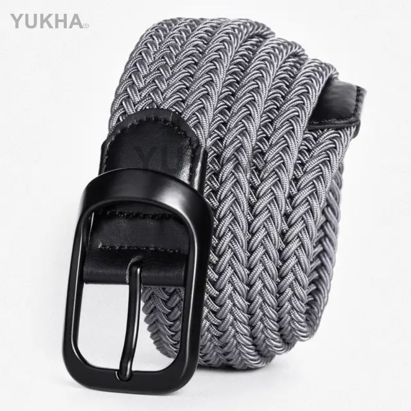 Elastic men's belt, casual knitted model, men's imported TESTAN belt ...