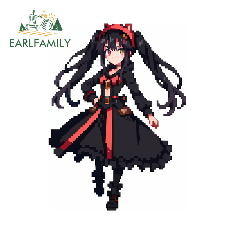 EARLFAMILY 13cm x 9cm Tokisaki Kurumi Car Sticker Metal Sign Made In ...