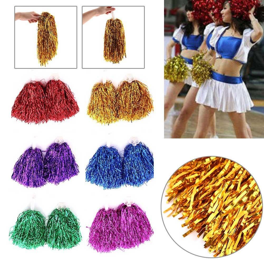 MAELOVE2 Small Handle Flower Ball Cheering Props Cheerleading Dance ...