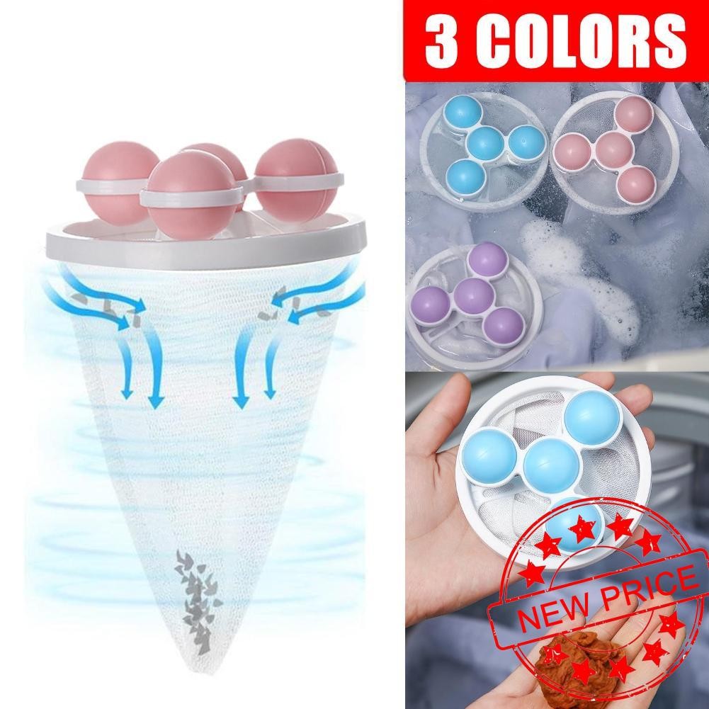 Washing Machine Hair Filter Floating Pet Fur Lint Hair Collection ...