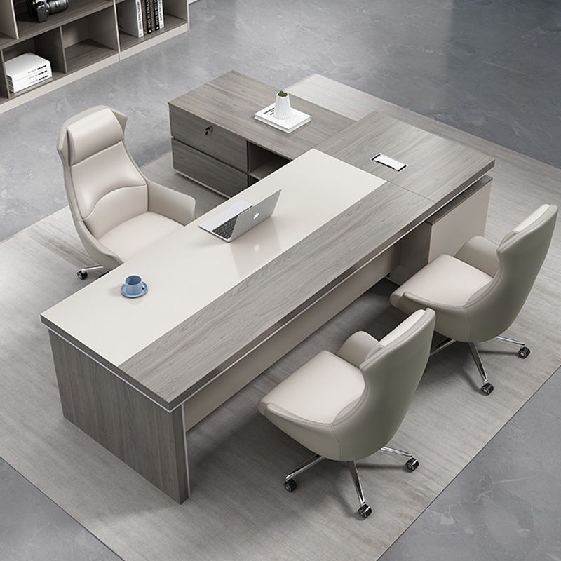 Office desk boss desk simple and modern/CEO deskoffice desk and chair ...