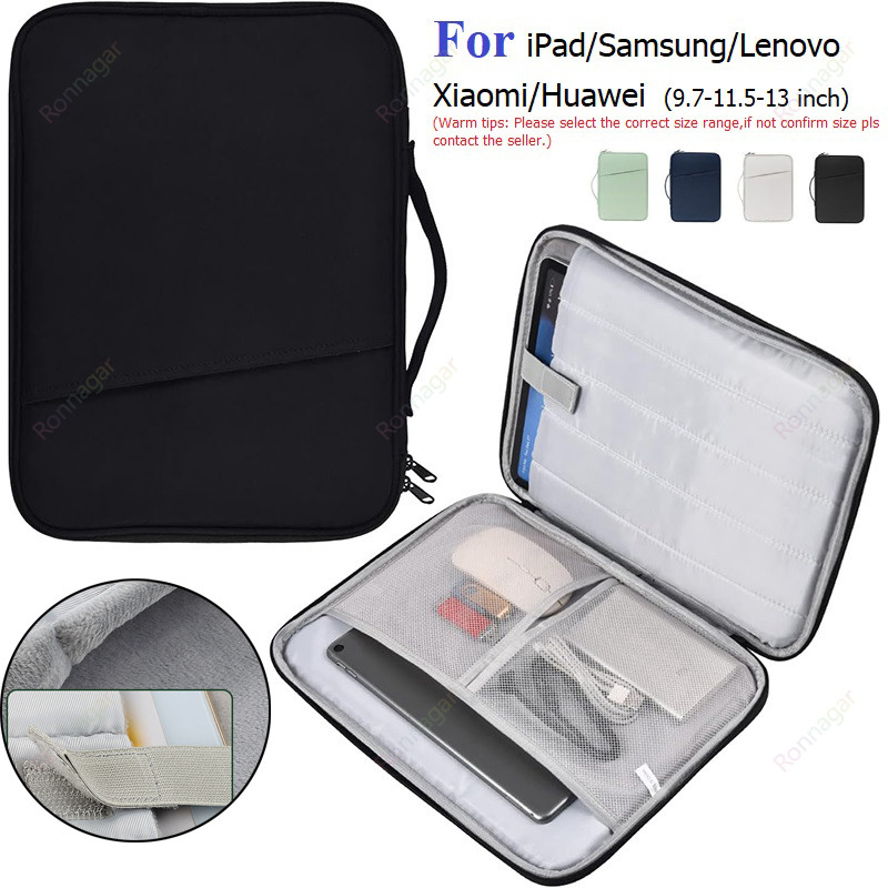 11/13 Inch Tablet Sleeve Bag for 2024 iPad Pro 13 Inch Pro12.9 M2/M1 ...