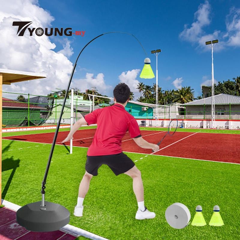[Available] Self Practice Aid Badminton Training Device Auto Rebounding ...