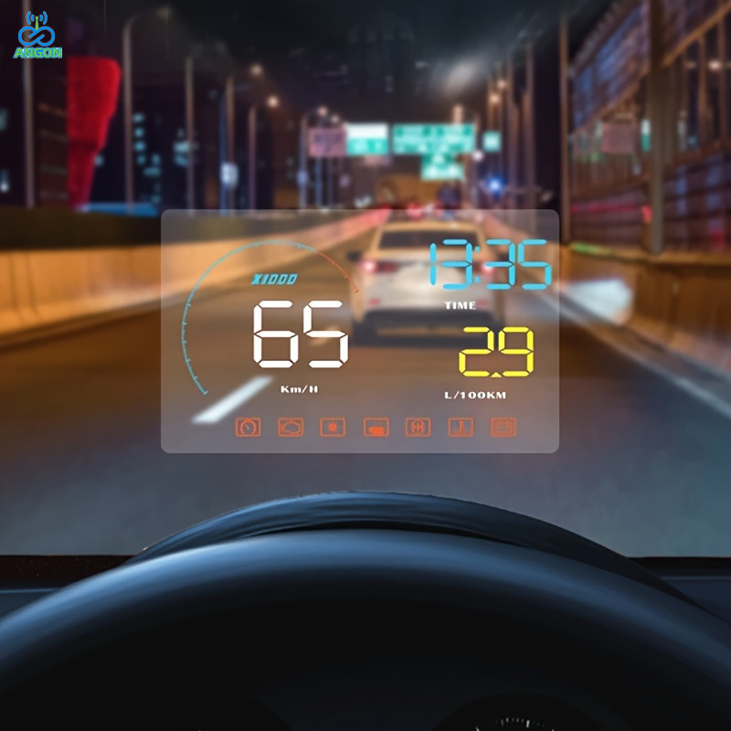 AN HD Clear Car HUD Reflective Film - Fit Windshield Display Sticker ...