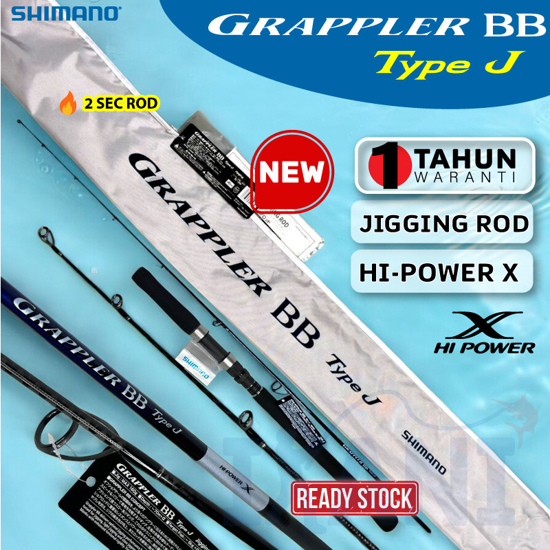 SHIMANO GRAPPLER BB TYPE J JIGGING ROD Joran pancing JIGGING Utk OCEA JIGGER CONQUEST SALTIGA ...
