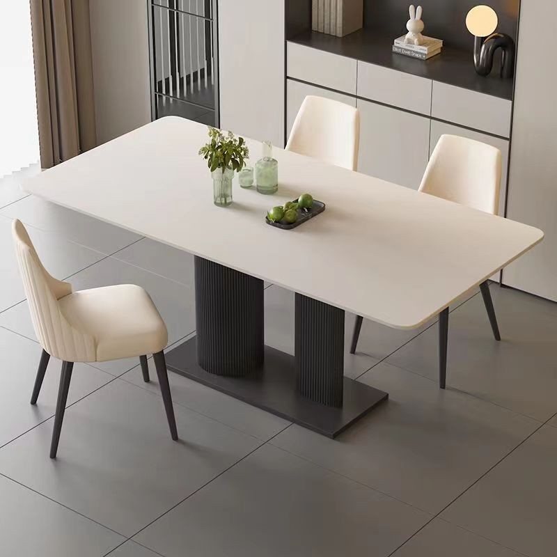 🔥New Dining set🔥 meja makan Cream Style set meja makan dining table 4 ...