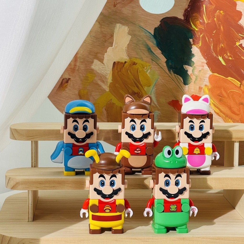 New Mario Building Blocks Compatible Lego Super Mario Minifigures ...