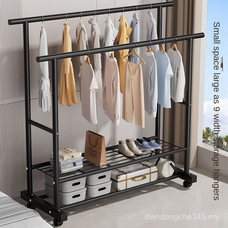 【In stock】Extra Thick Simple Hanger Floor Standing Home Bedroom Balcony ...