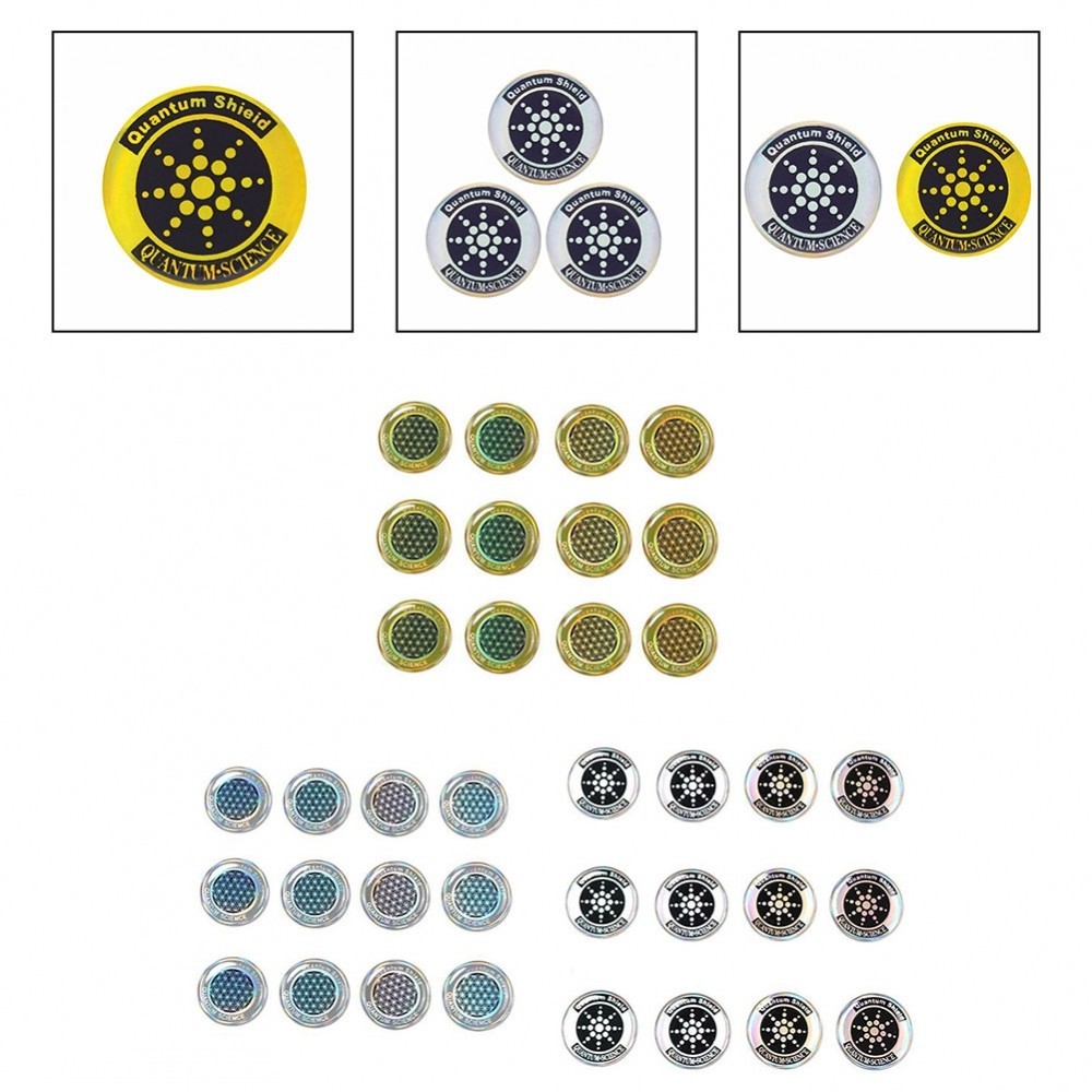 Twelve Piece Sticker Set to Protect Against Cell Phone Radiation ...