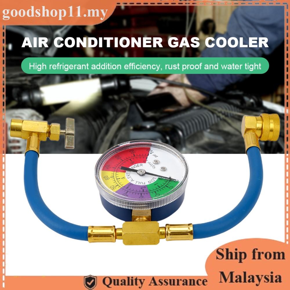 R134A Air Conditioner Gas Cooler with Measuring Gauge Refrigerant ...