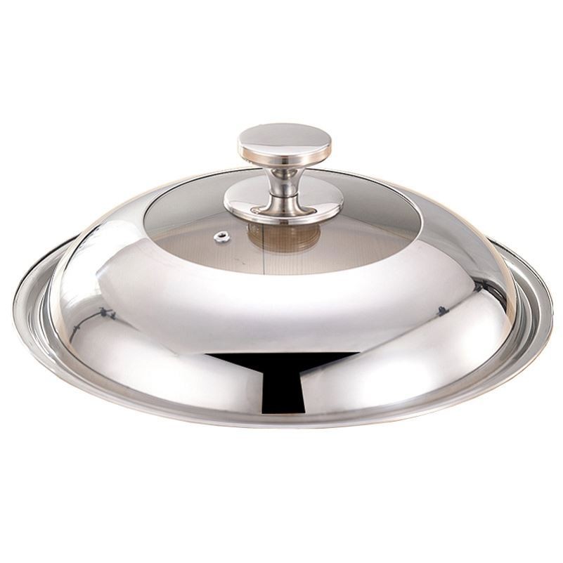 Straight through 45cm Iron Pot Extra Large Pot Lid 43 Household ...