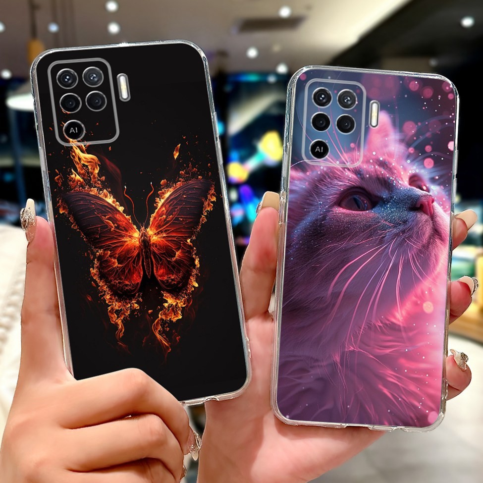 Oppo Reno 5F CPH2217 Reno 5Lite CPH2205 Phone Case Aesthetic Cover Oppo ...